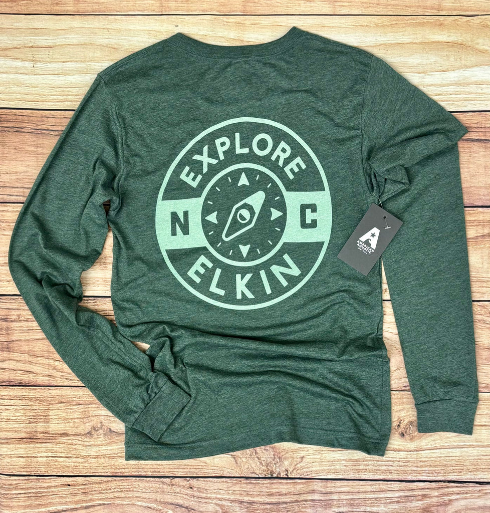 Explore Elkin Long Sleeve Triblend Tee – American Aquatic